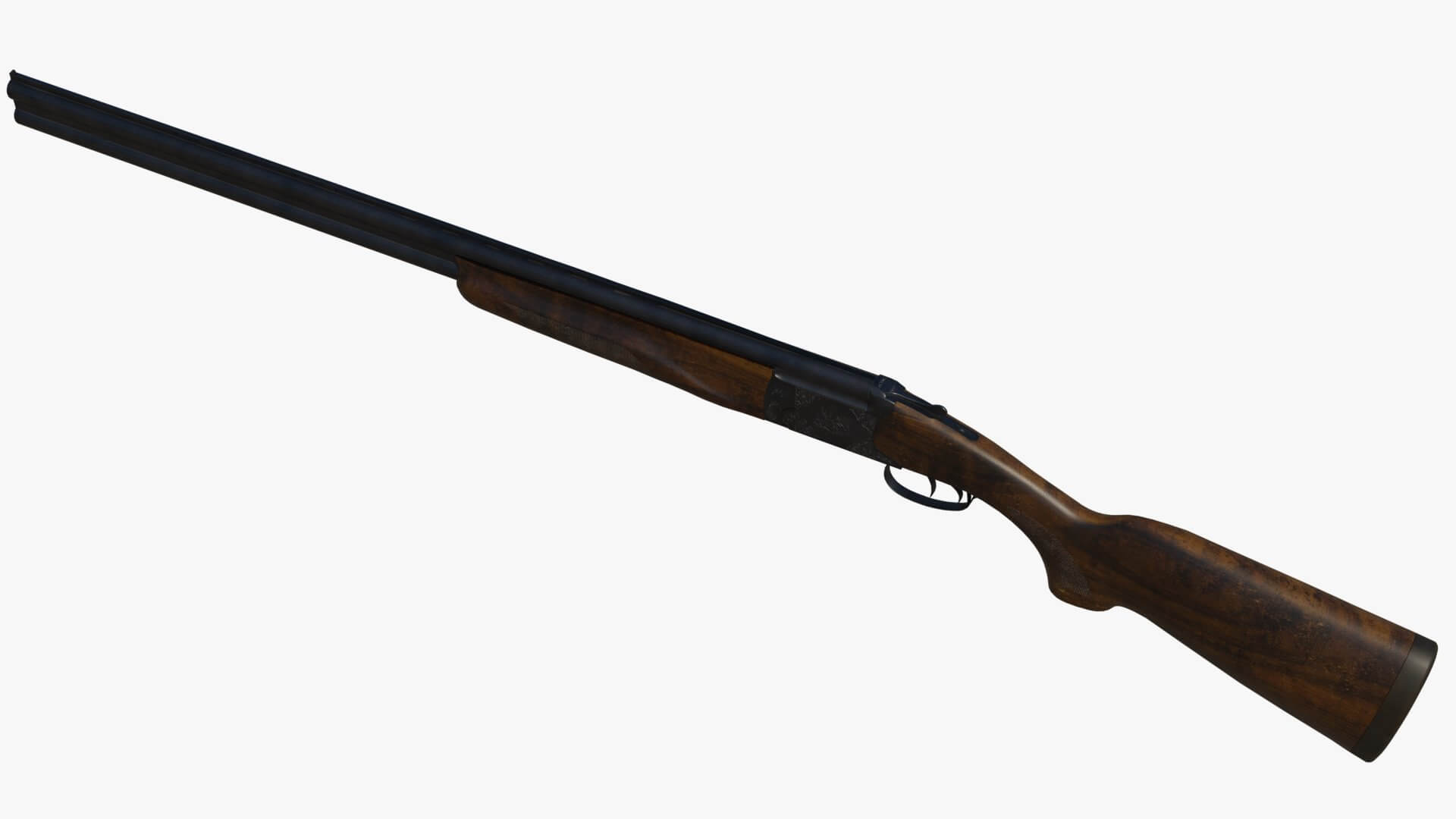 Double Barreled Shotgun - 3D Model by KorboleevV