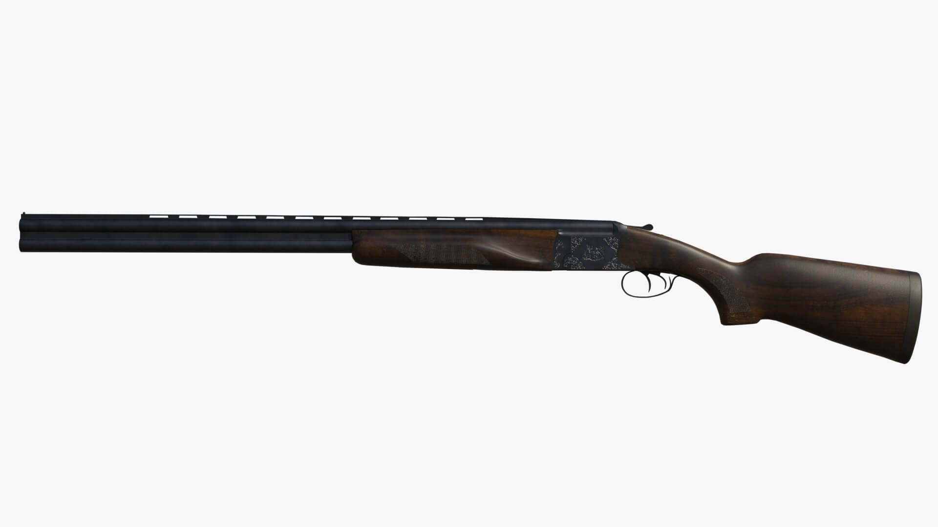 Double Barreled Shotgun - 3D Model by KorboleevV