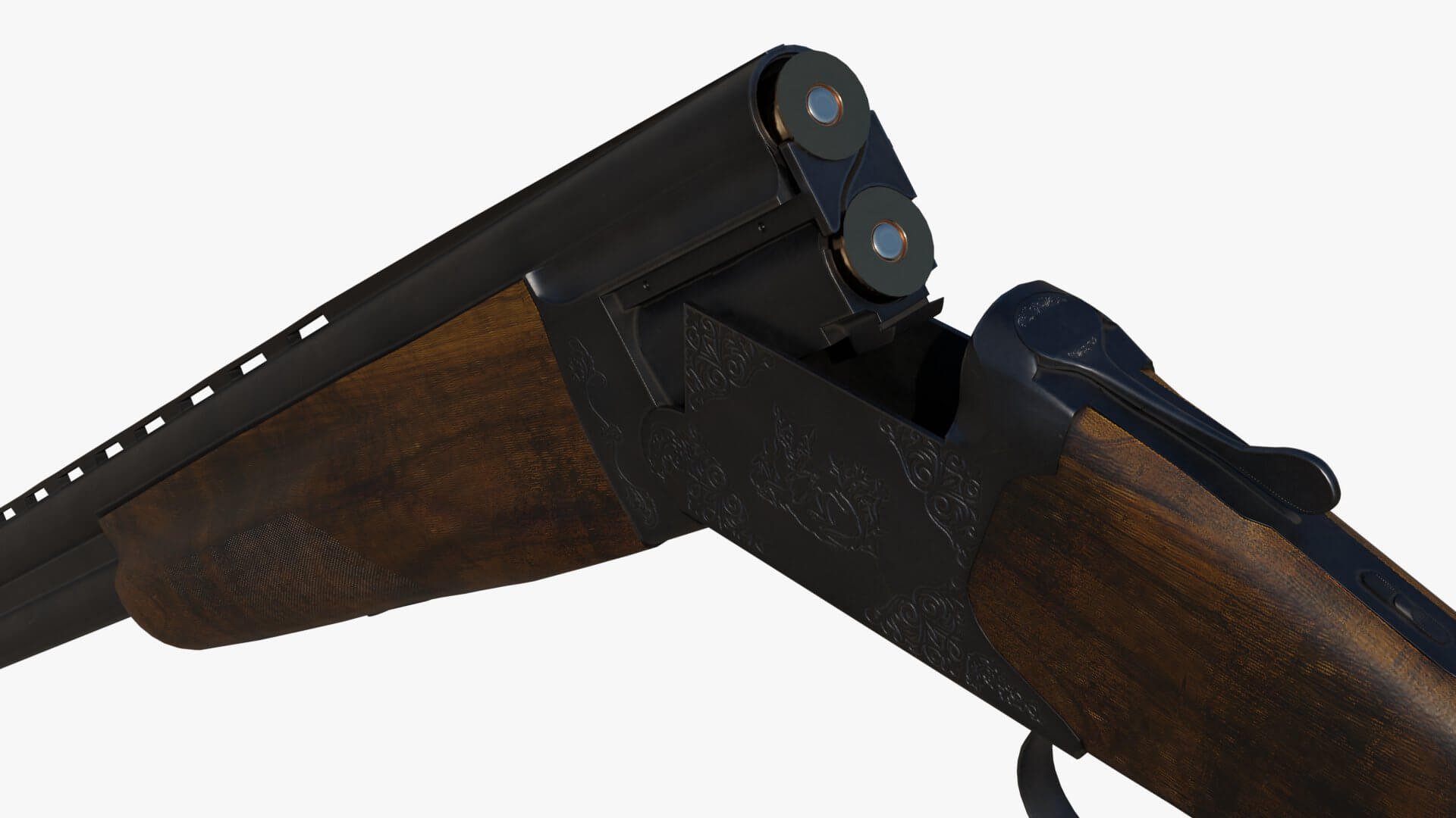 Double Barreled Shotgun - 3D Model by KorboleevV