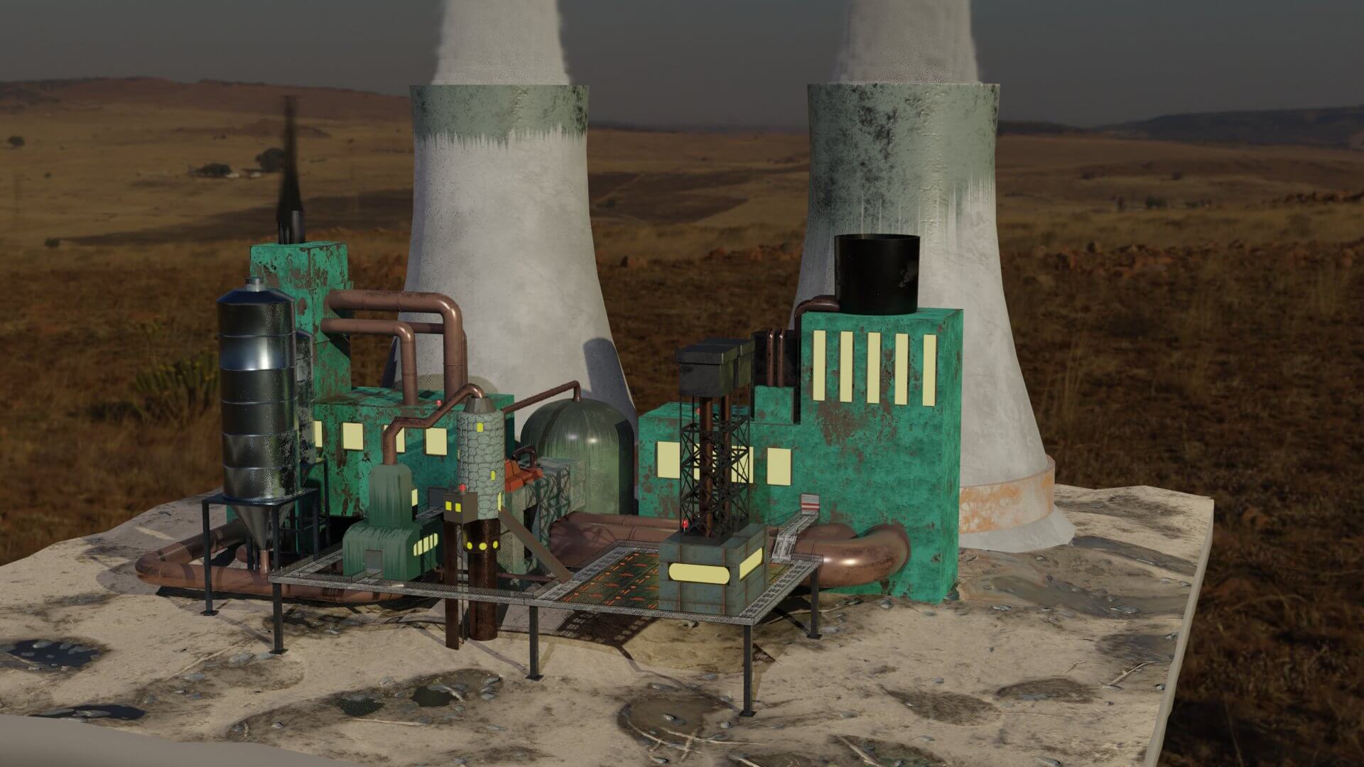 Factory - 3D Model by KorboleevV