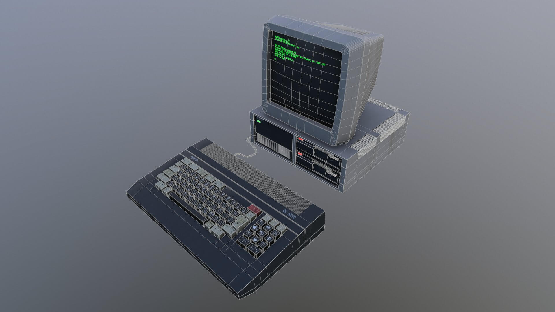Soviet Personal Computer - 3D Model by KorboleevV