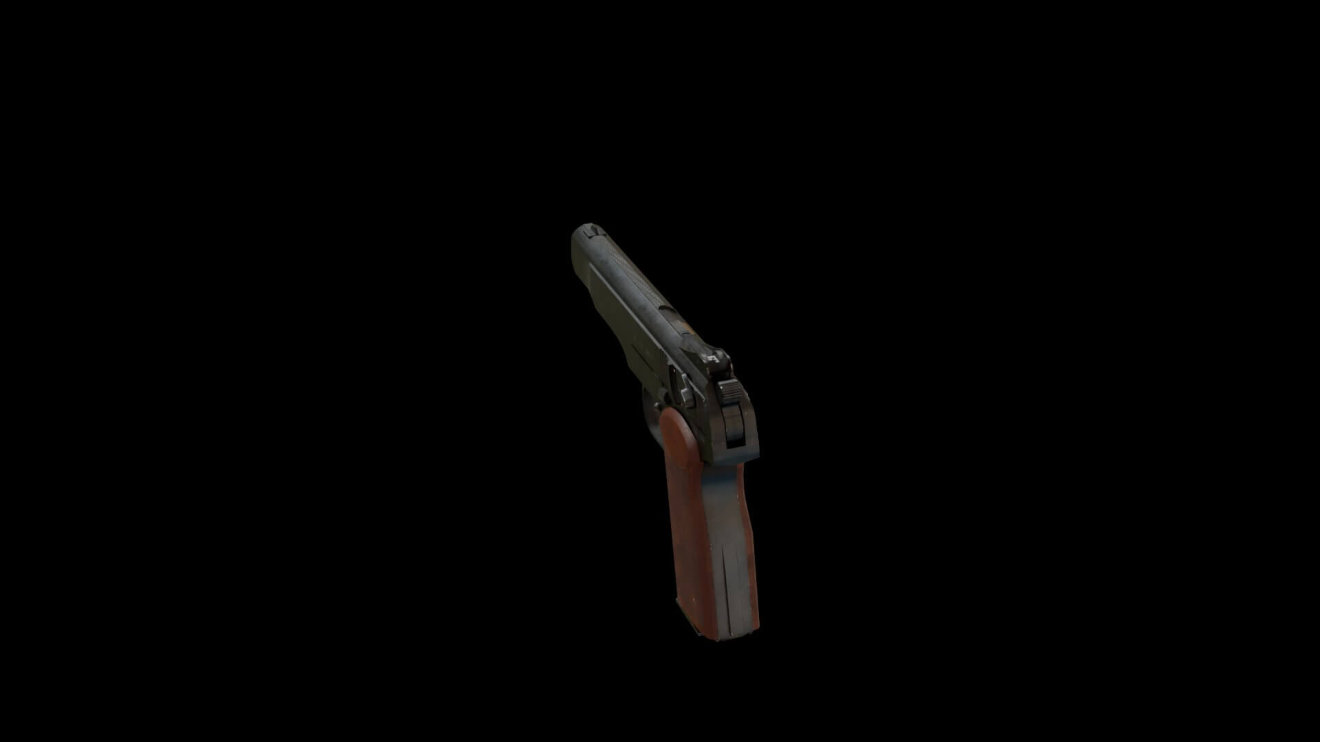 Stechkin Automatic Pistol - 3D Model by KorboleevV