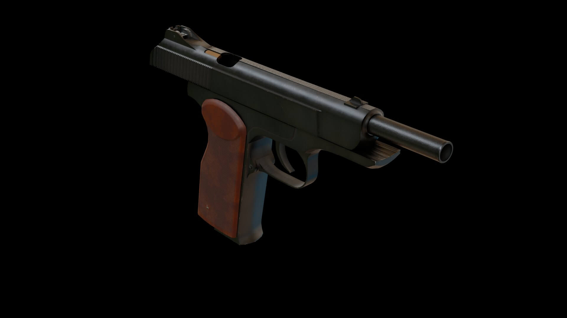 Stechkin Automatic Pistol - 3D Model by KorboleevV