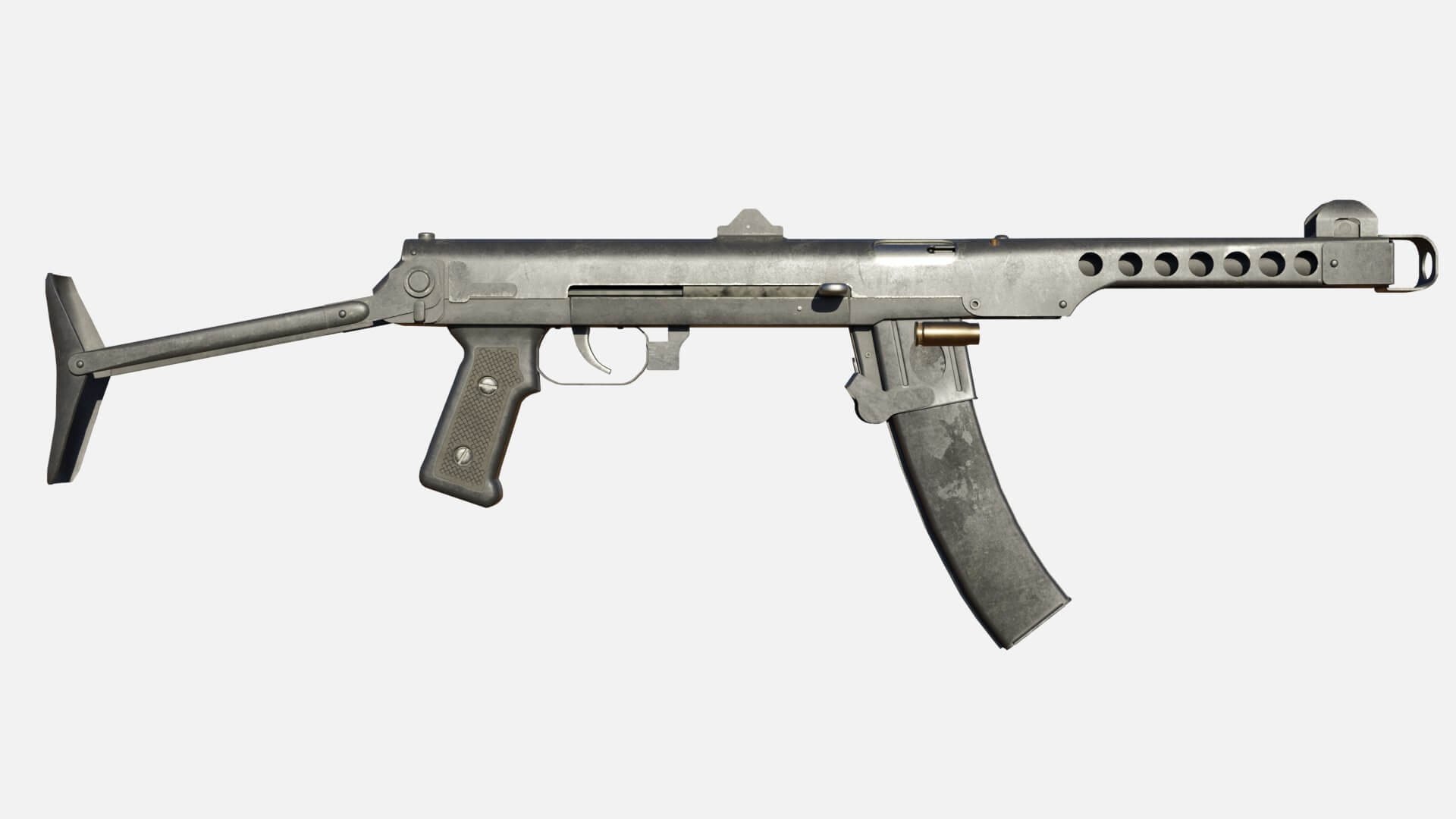 Submachine Gun PPS 43 - 3D Model by KorboleevV