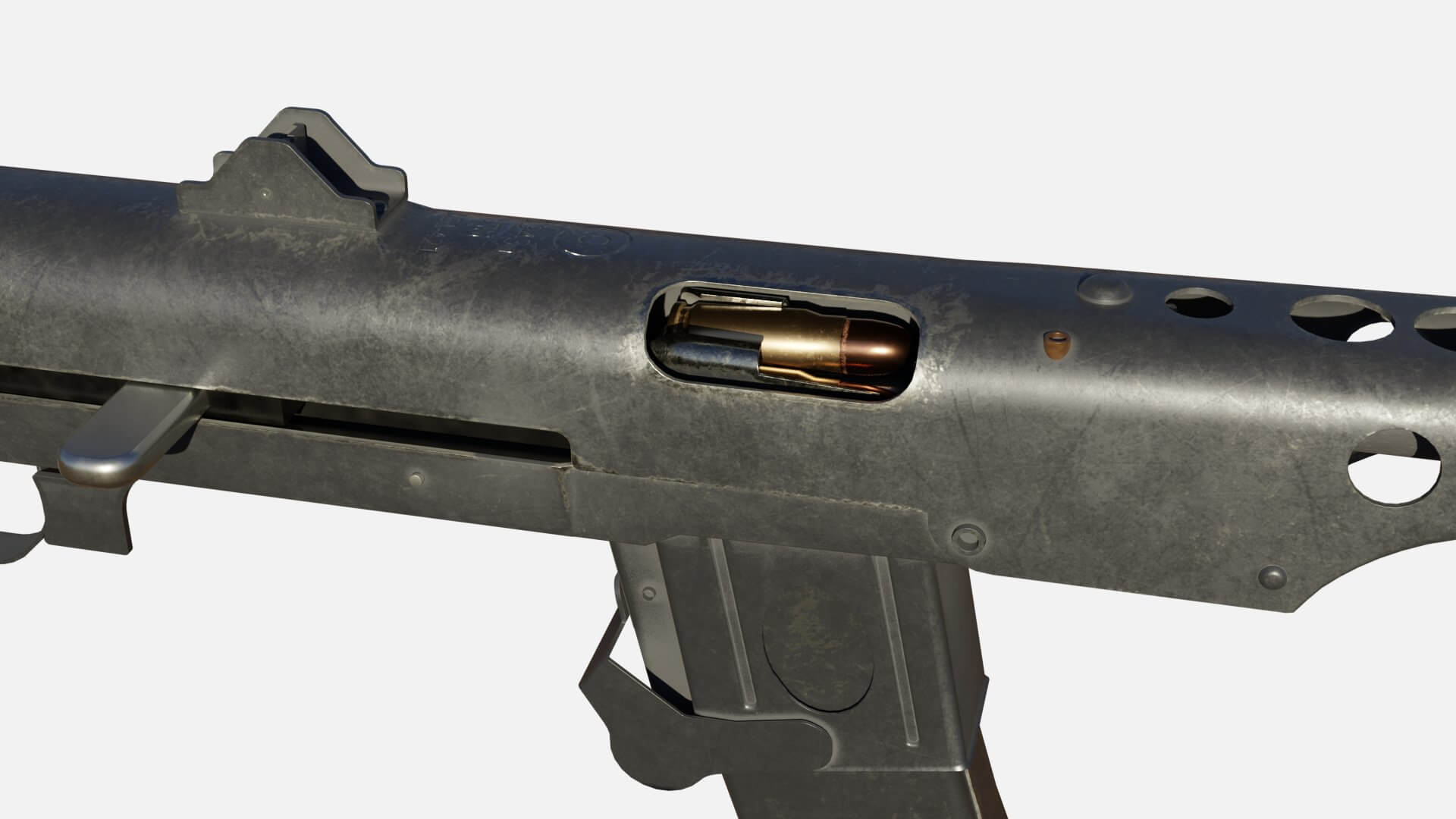 Submachine Gun PPS 43 - 3D Model by KorboleevV