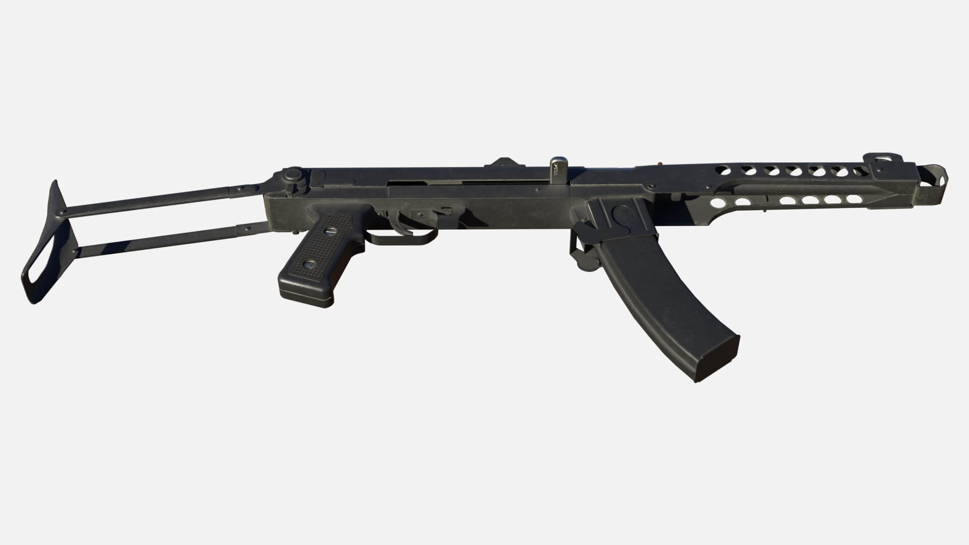 Submachine Gun PPS 43 - 3D Model by KorboleevV