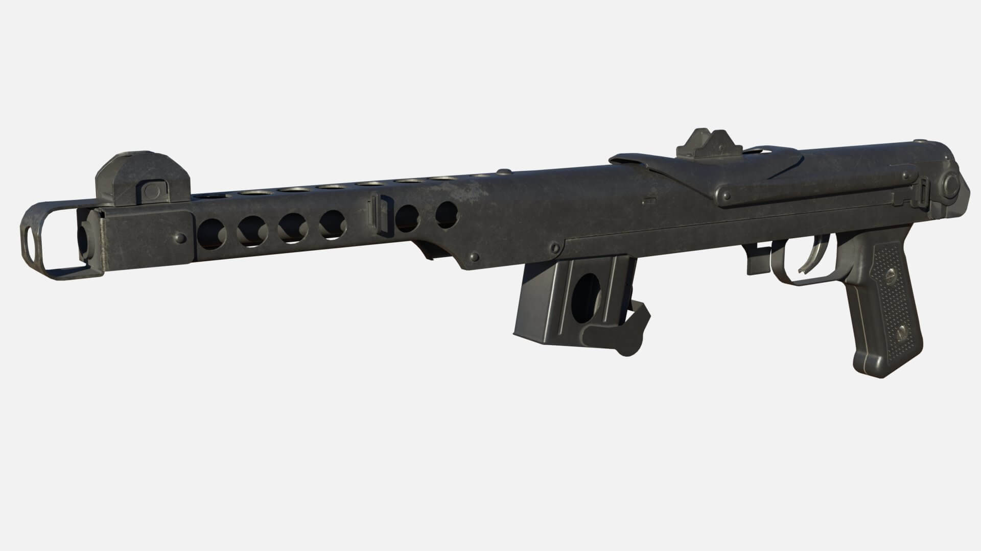 Submachine Gun PPS 43 - 3D Model by KorboleevV