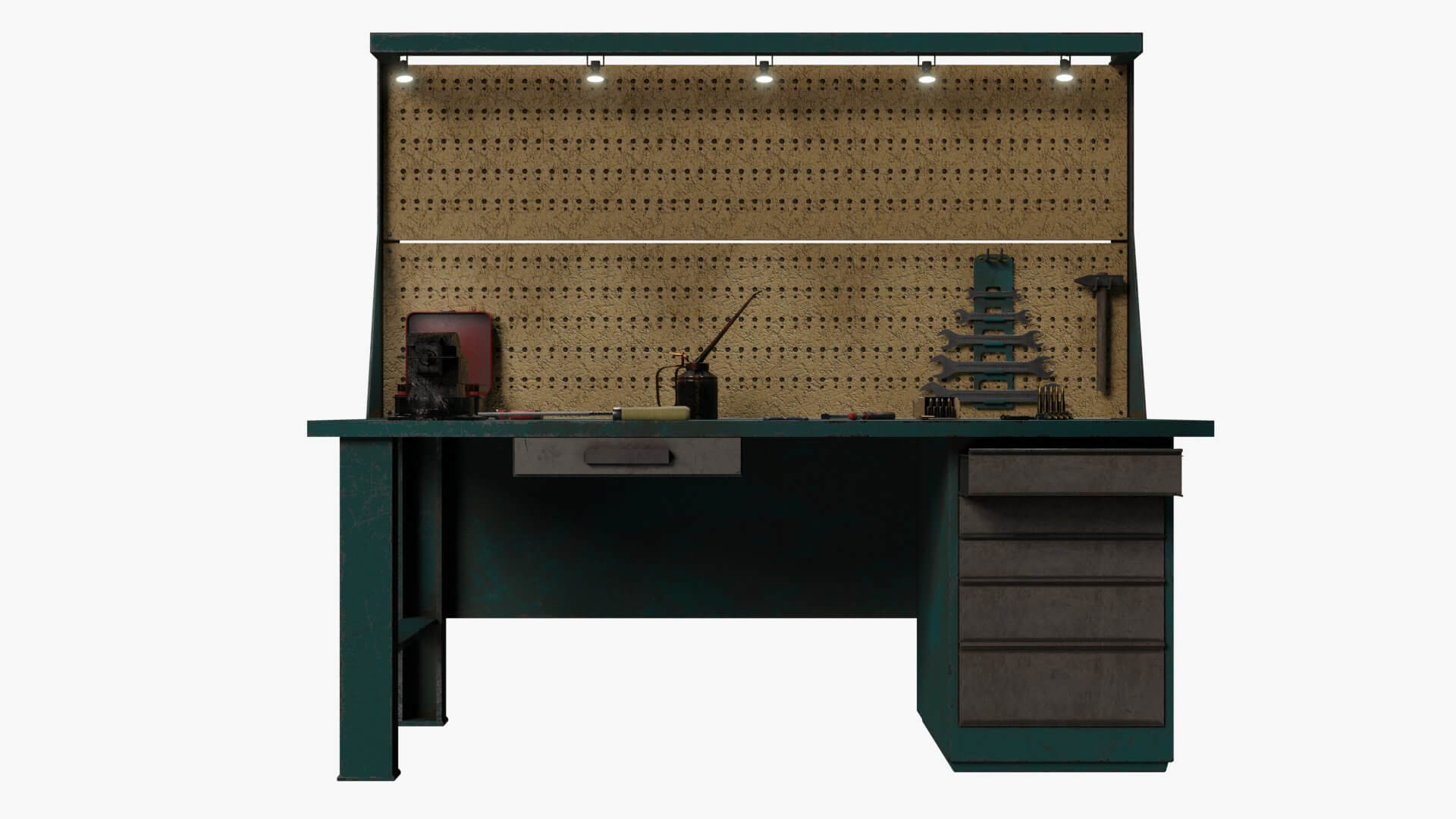 Weapon Workbench with Tools - 3D Model by KorboleevV