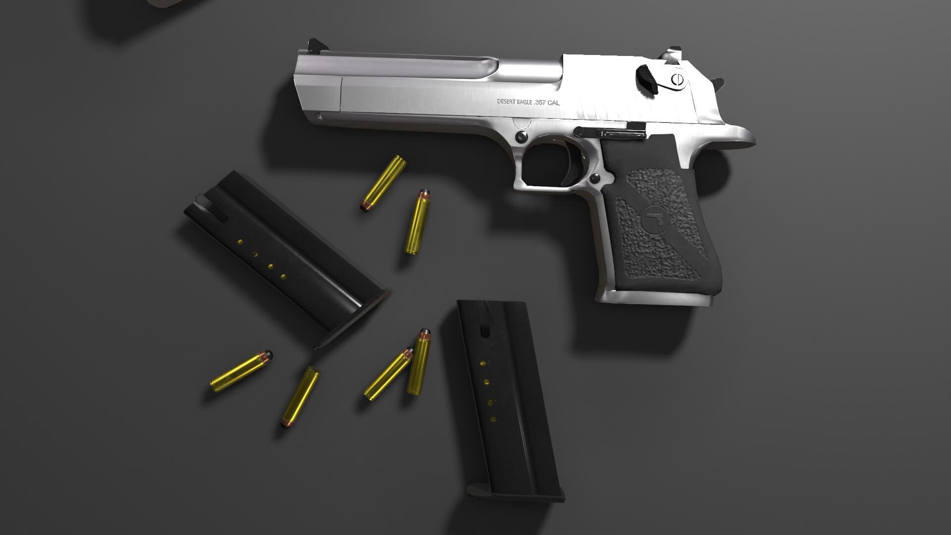 Desert Eagle Pistol - 3D Model by Kostiantyn Chudak