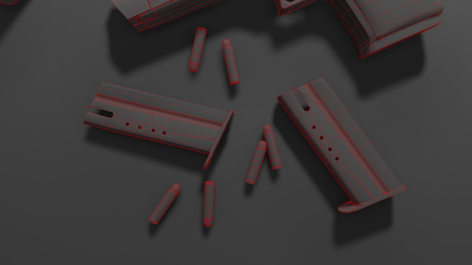 Desert Eagle Pistol - 3D Model by Kostiantyn Chudak