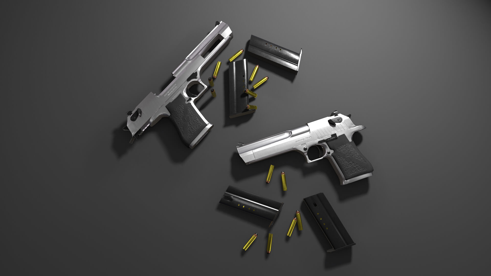 Desert Eagle Pistol - 3D Model by Kostiantyn Chudak