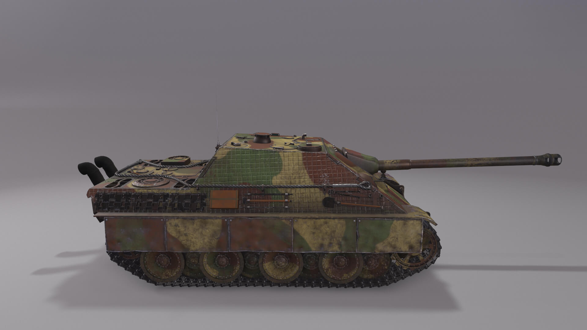 Jagdpanther G1 Tank Destroyer - 3D Model by Kostiantyn Chudak