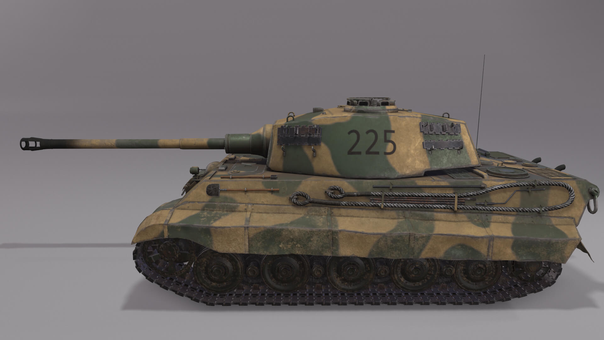 Kint Tiger Tank - 3D Model by Kostiantyn Chudak