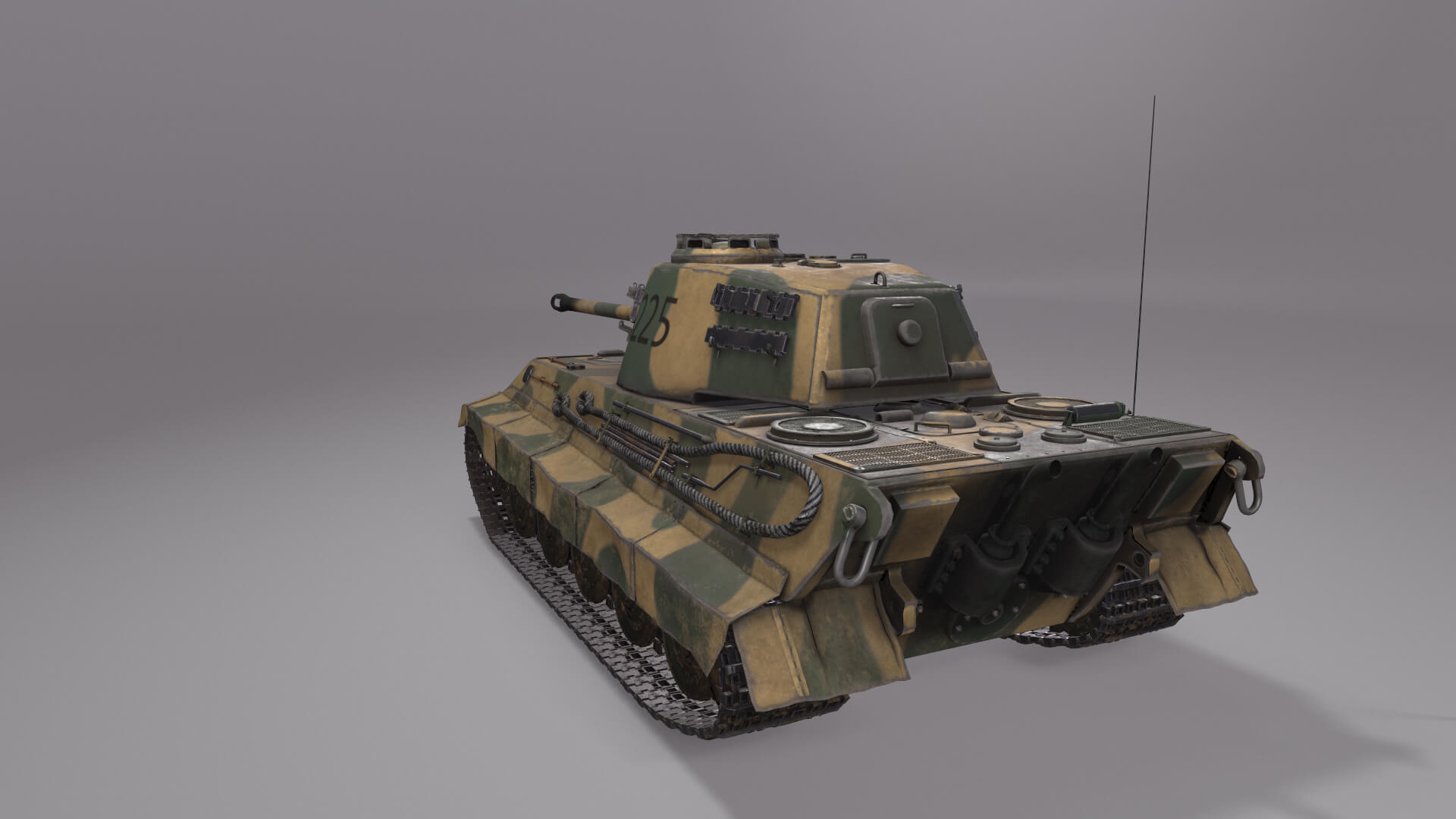 Kint Tiger Tank - 3D Model by Kostiantyn Chudak