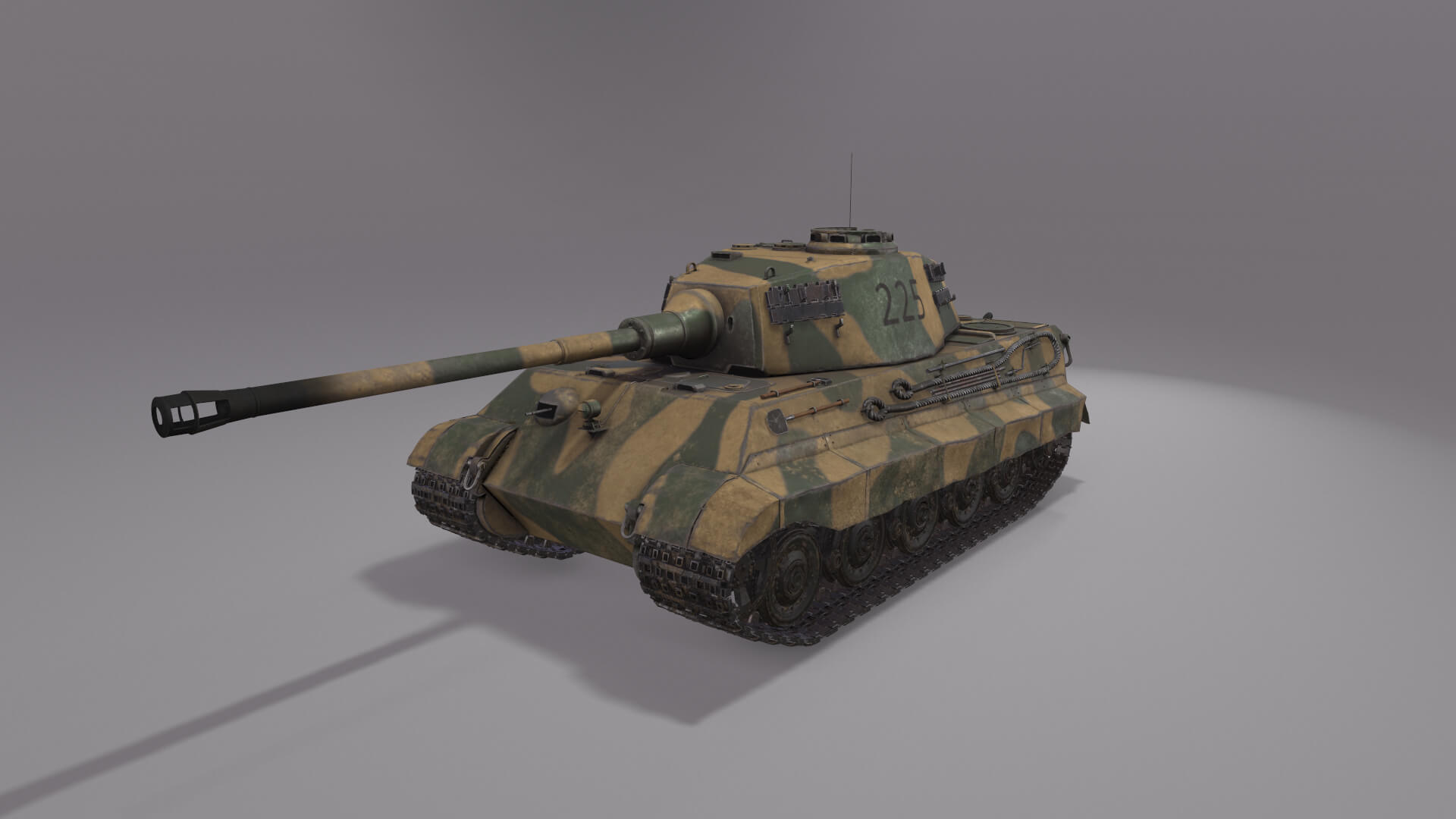 Kint Tiger Tank - 3D Model by Kostiantyn Chudak