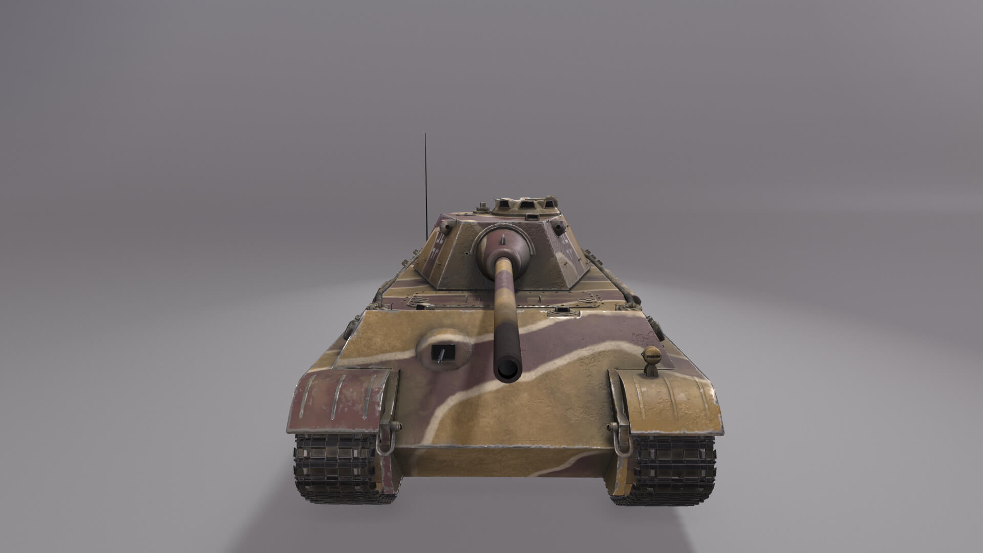 Panther F Tank - 3D Model by Kostiantyn Chudak