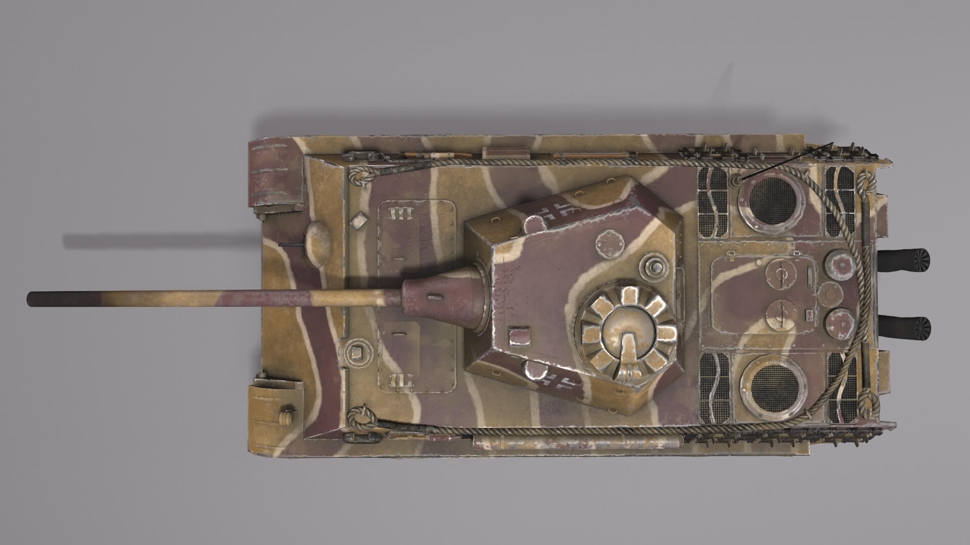 Panther F Tank - 3D Model by Kostiantyn Chudak