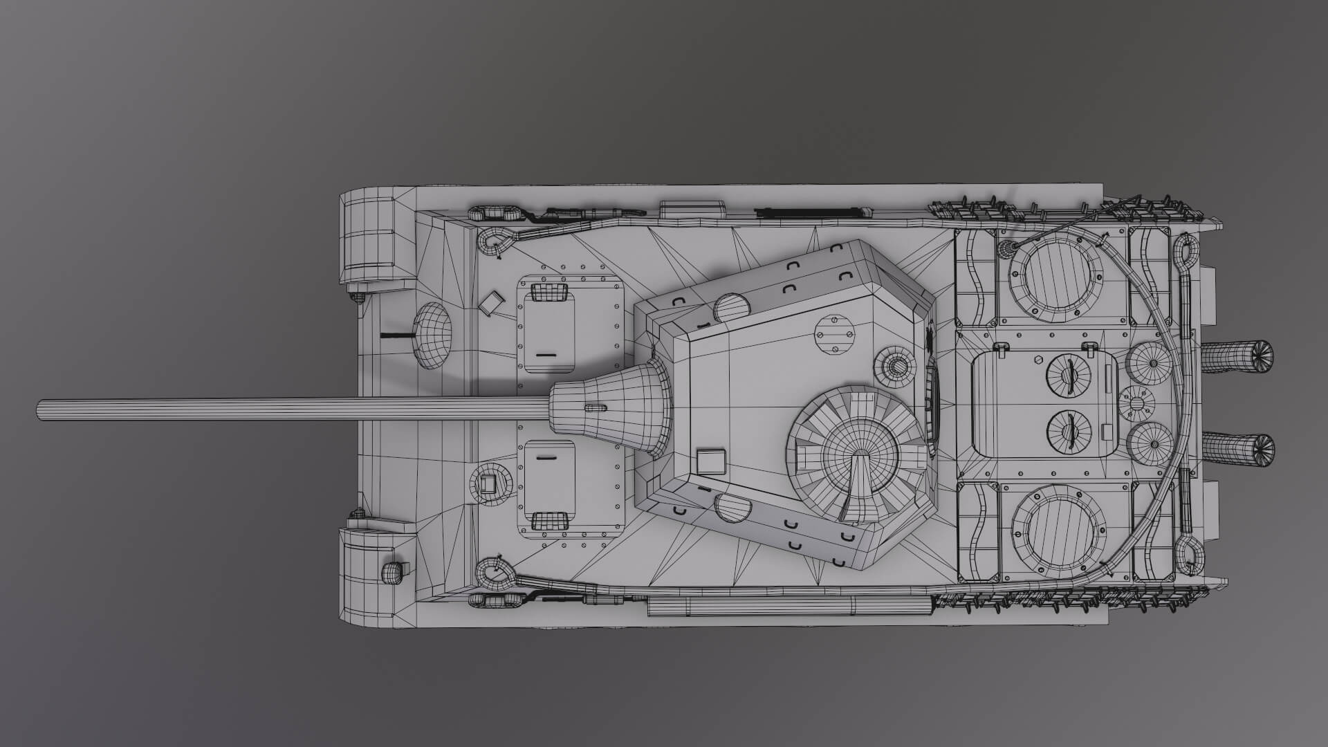 Panther F Tank - 3D Model by Kostiantyn Chudak