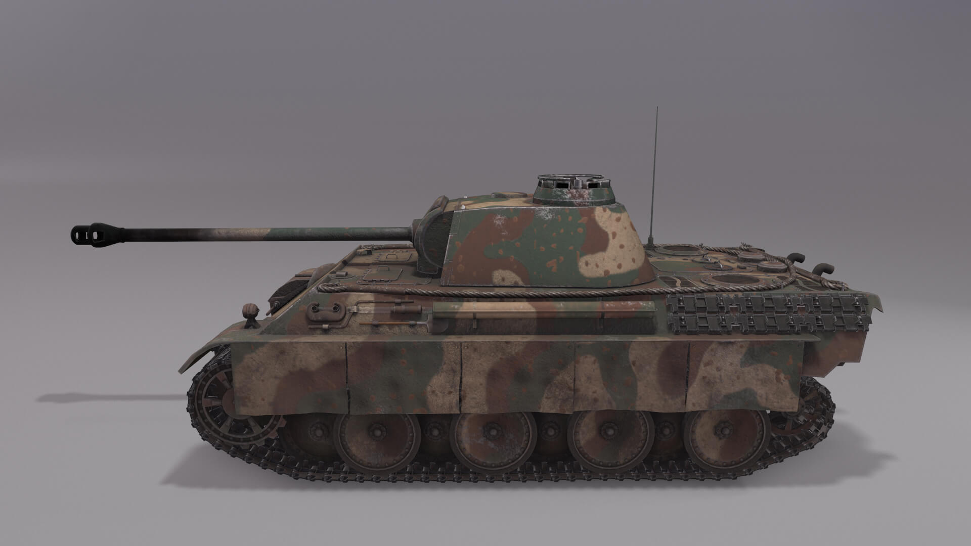 Panther G Tank - 3D Model by Kostiantyn Chudak