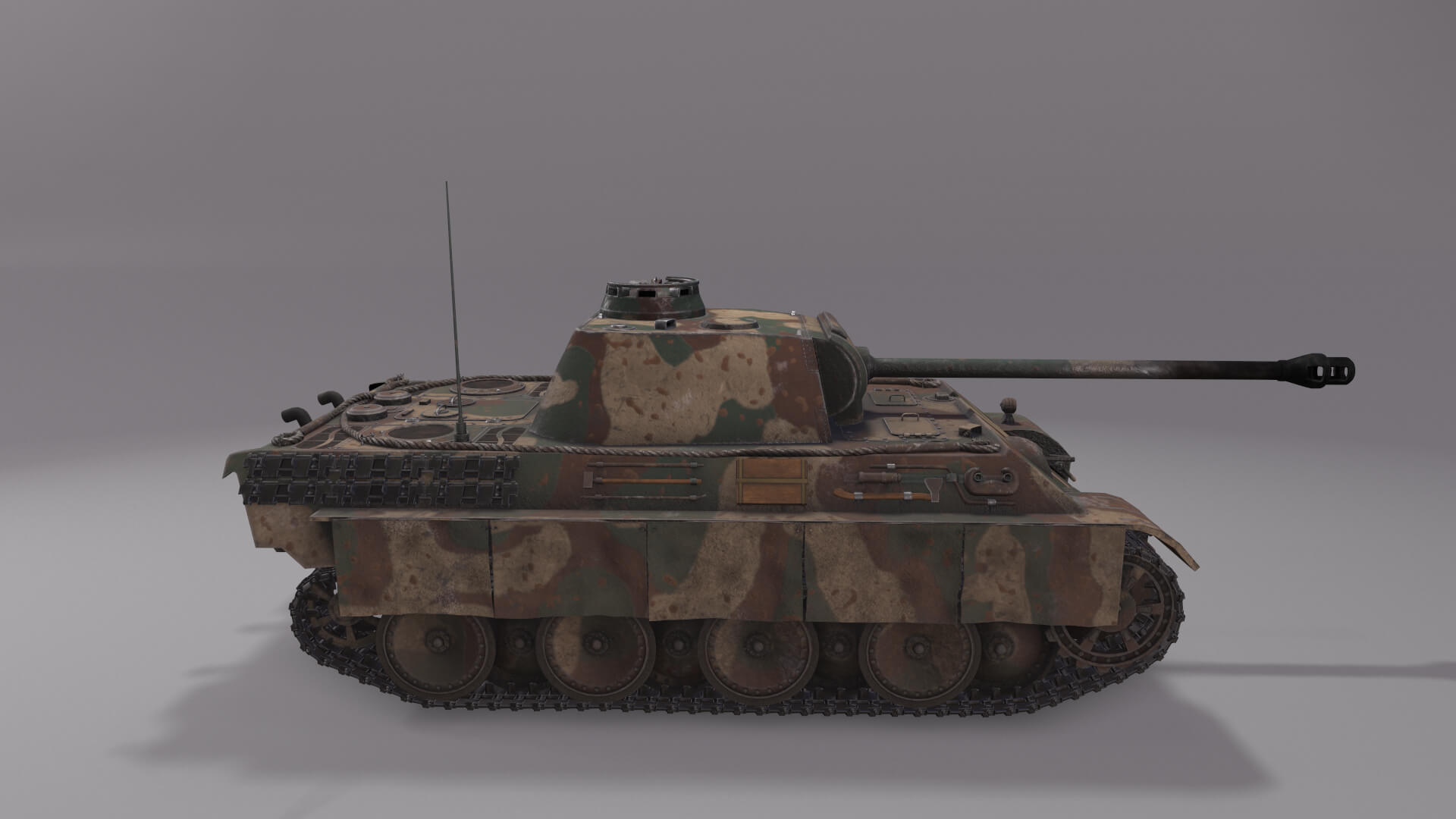 Panther G Tank - 3D Model by Kostiantyn Chudak
