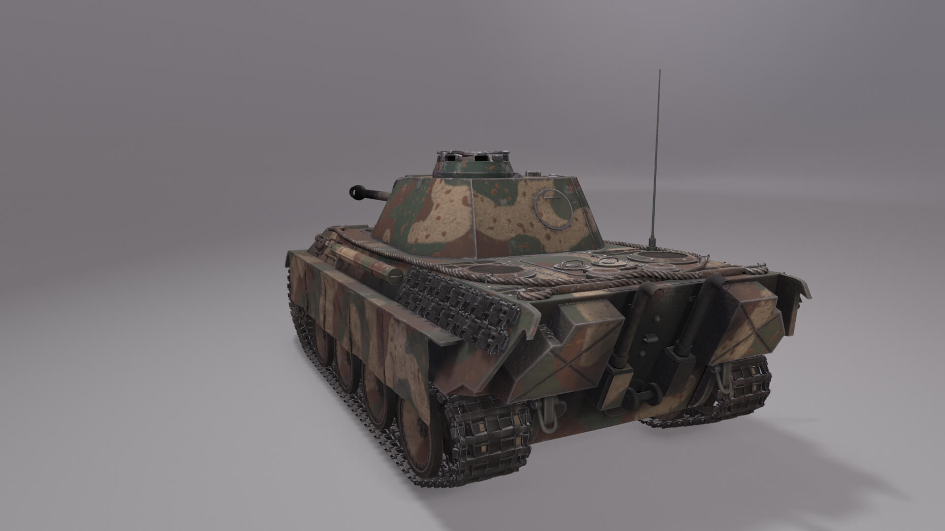 Panther G Tank - 3D Model by Kostiantyn Chudak