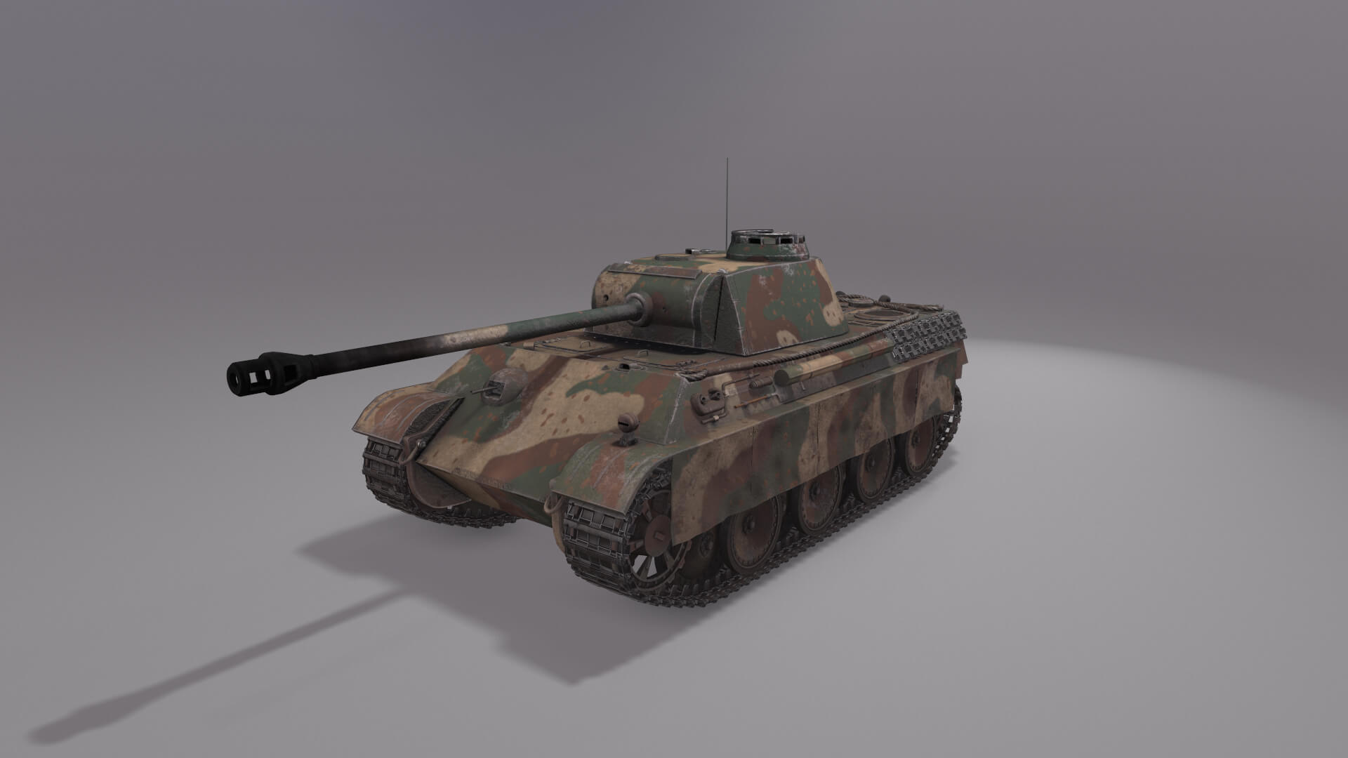 Panther G Tank - 3D Model by Kostiantyn Chudak