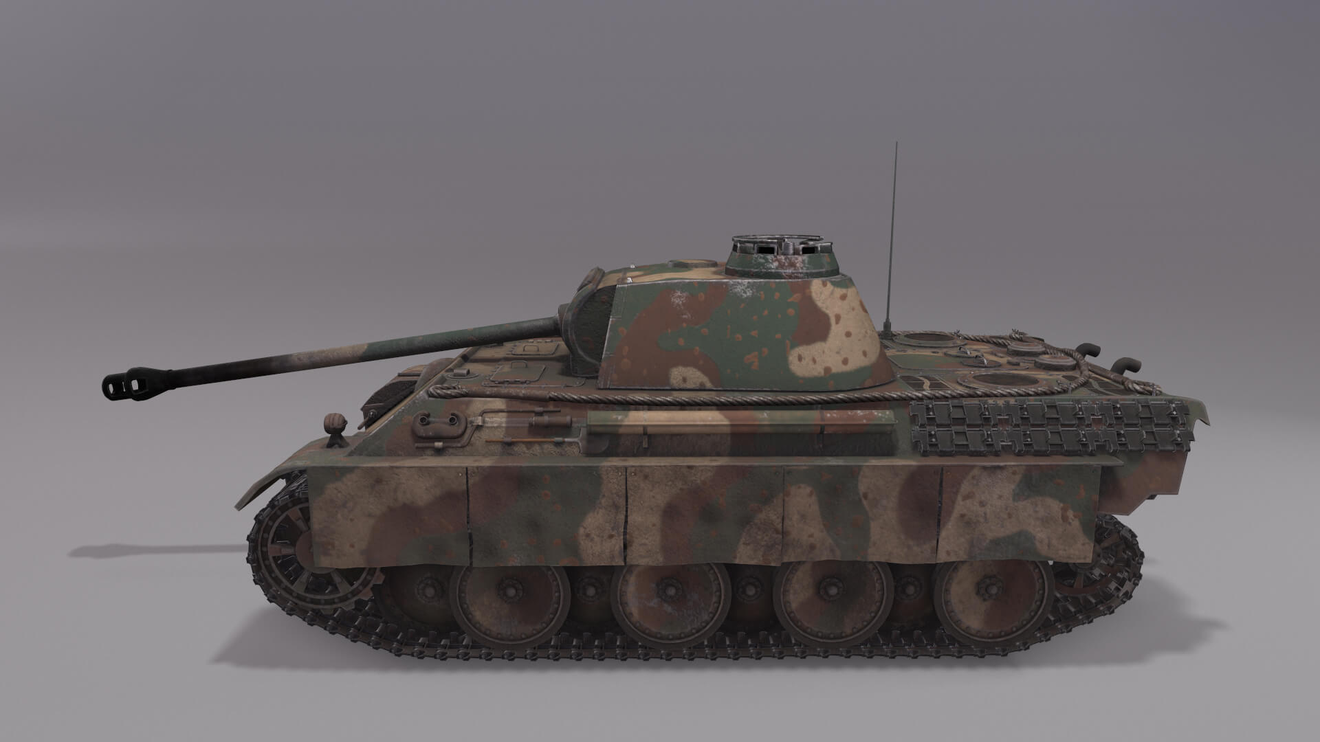 Panther G Tank - 3D Model by Kostiantyn Chudak