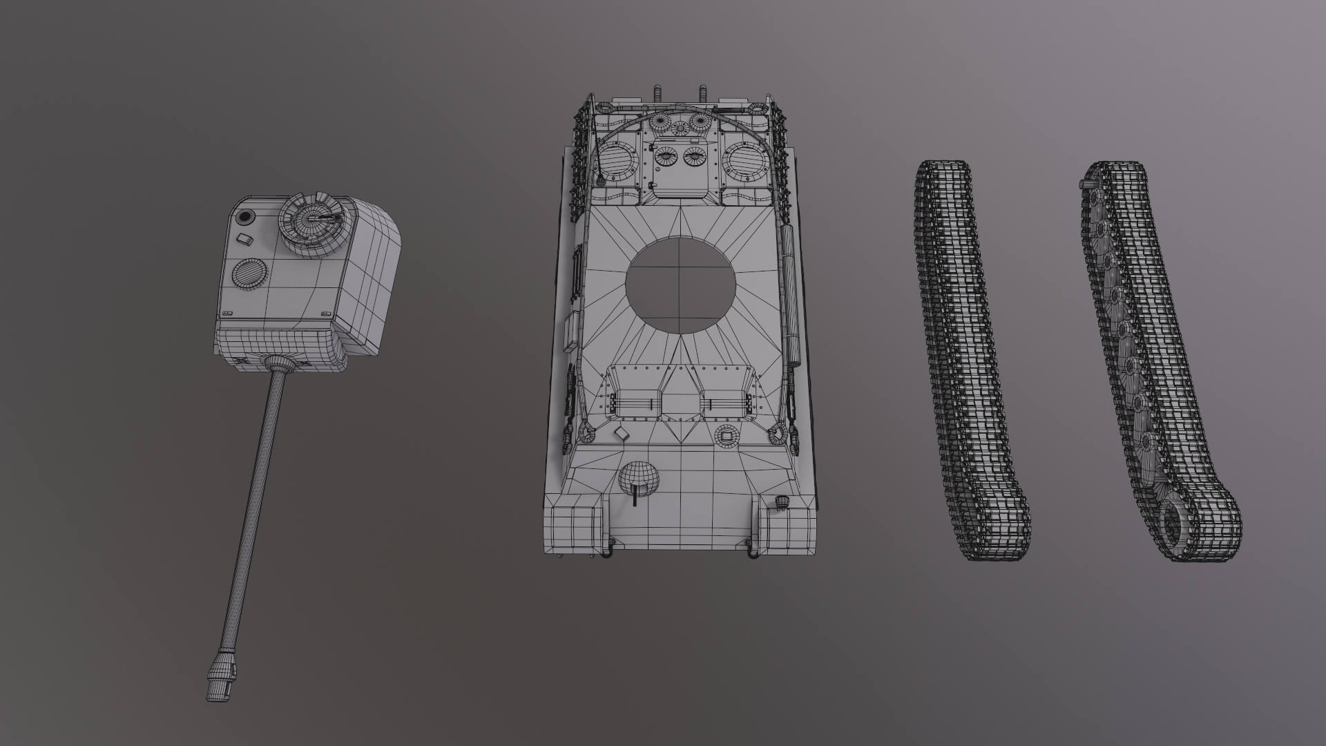 Panther G Tank - 3D Model by Kostiantyn Chudak