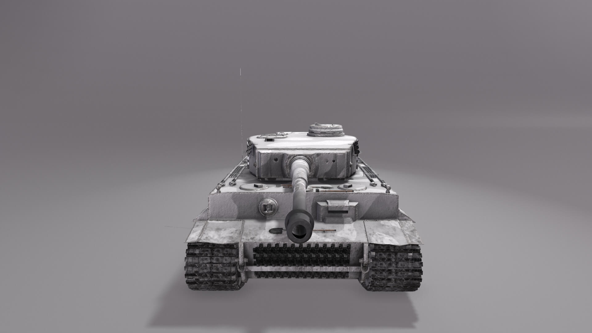 Tiger H1 Tank - 3D Model by Kostiantyn Chudak