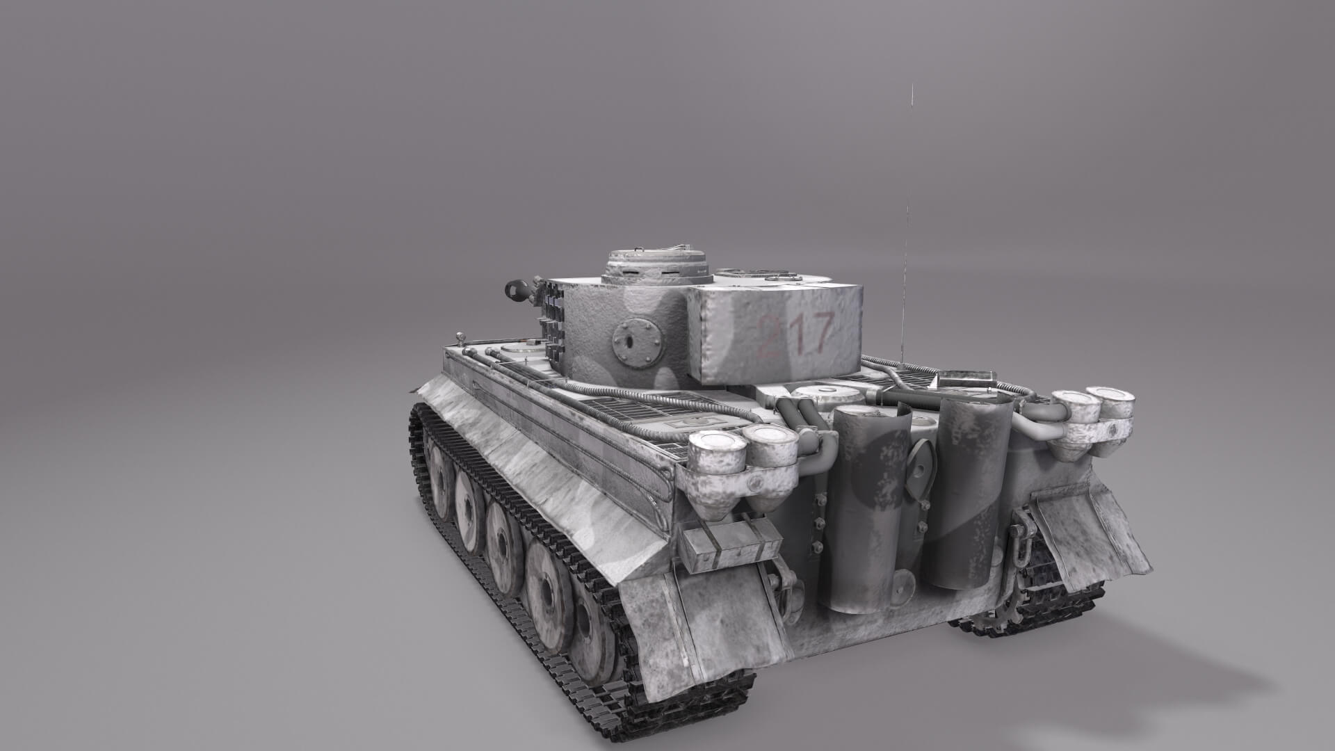 Tiger H1 Tank - 3D Model by Kostiantyn Chudak