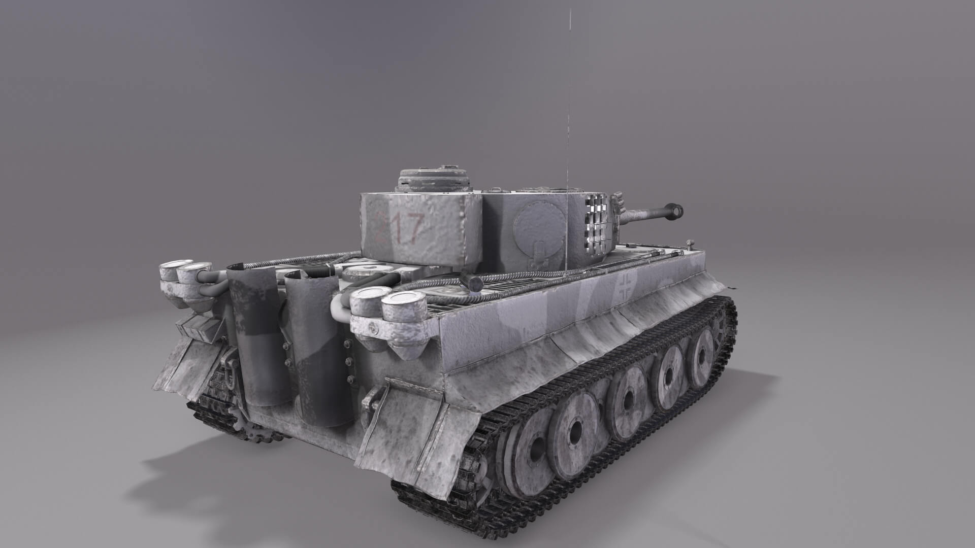 Tiger H1 Tank - 3D Model by Kostiantyn Chudak