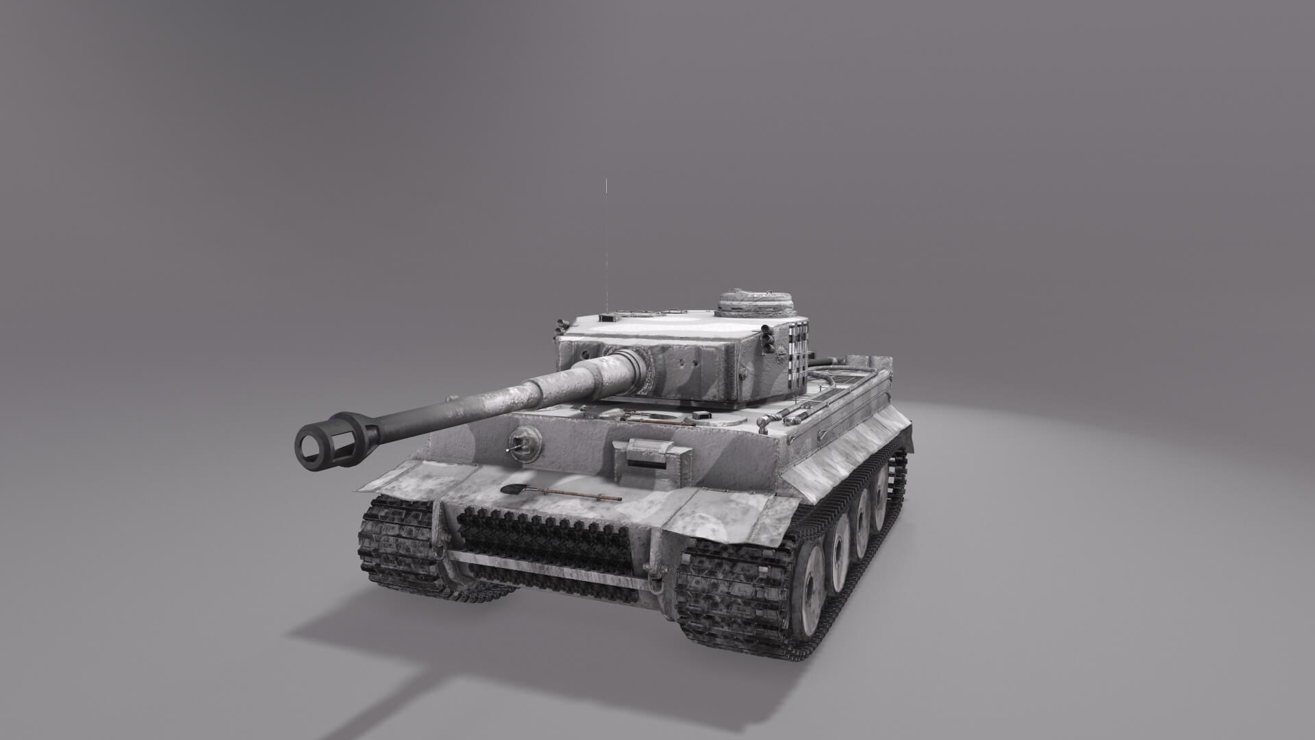 Tiger H1 Tank - 3D Model by Kostiantyn Chudak