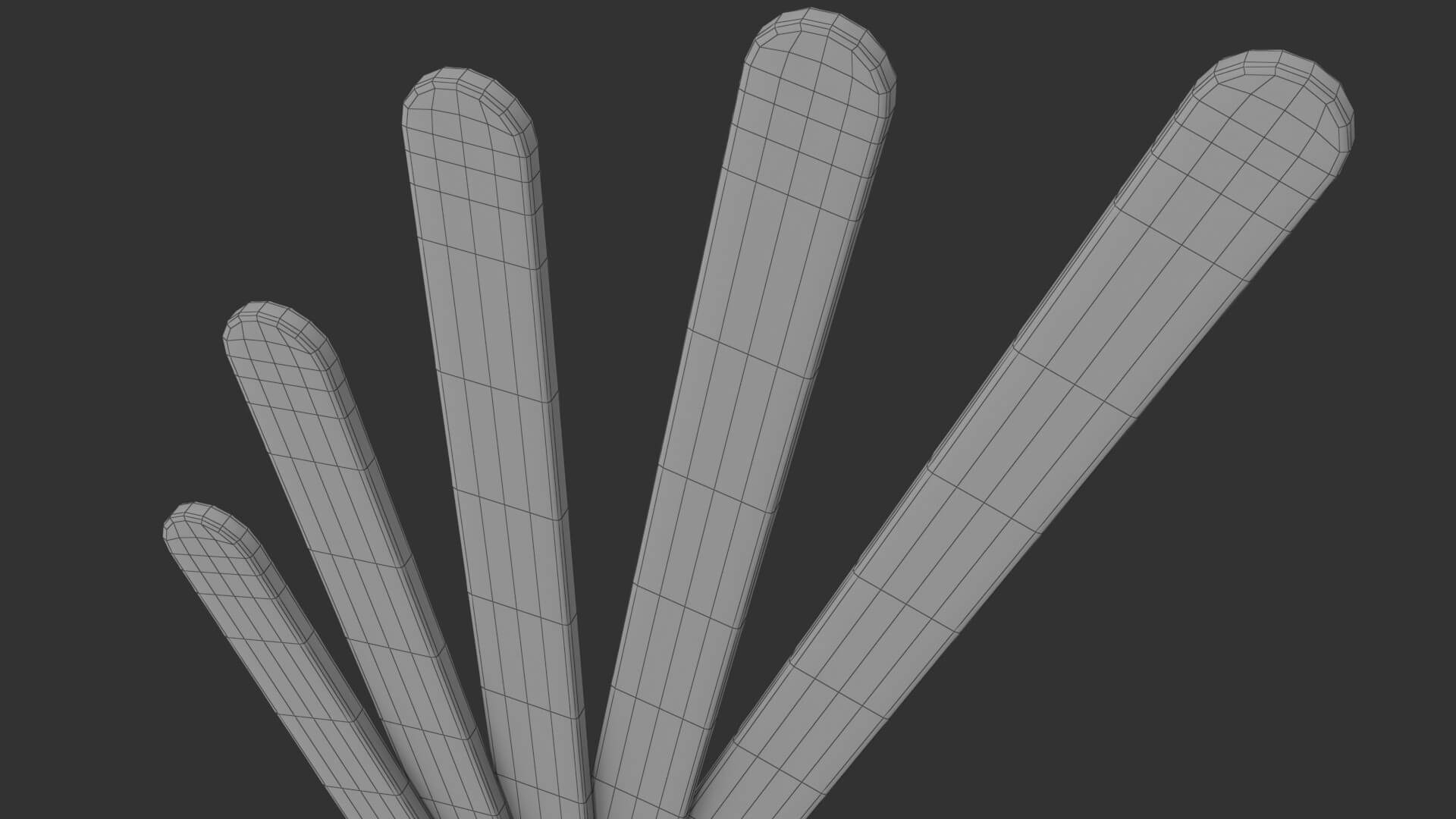 Wooden Coffee Stirrer - 3D Model by Krakken