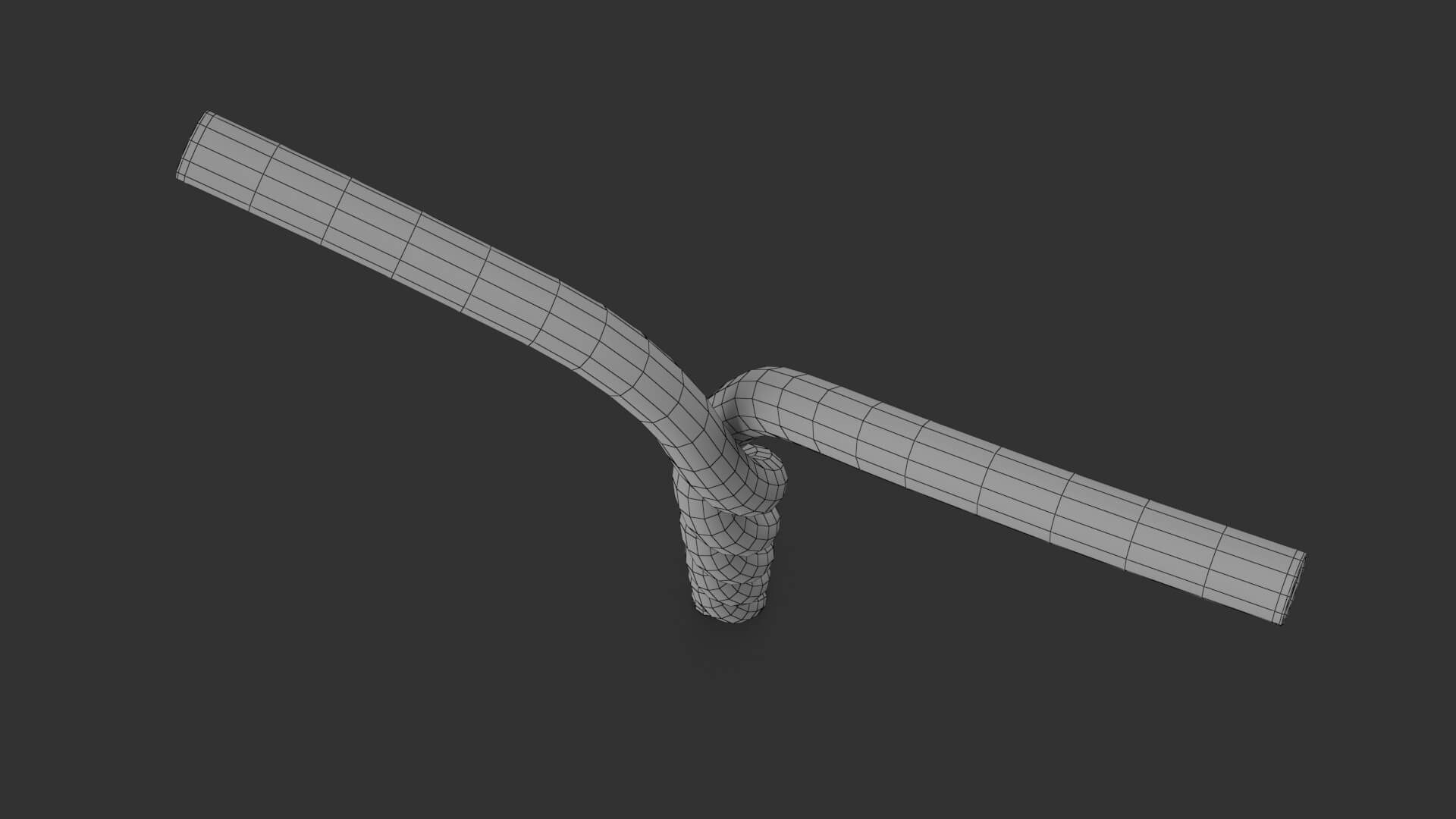 Y Shape Plastic Drinking Straw - 3D Model by Krakken