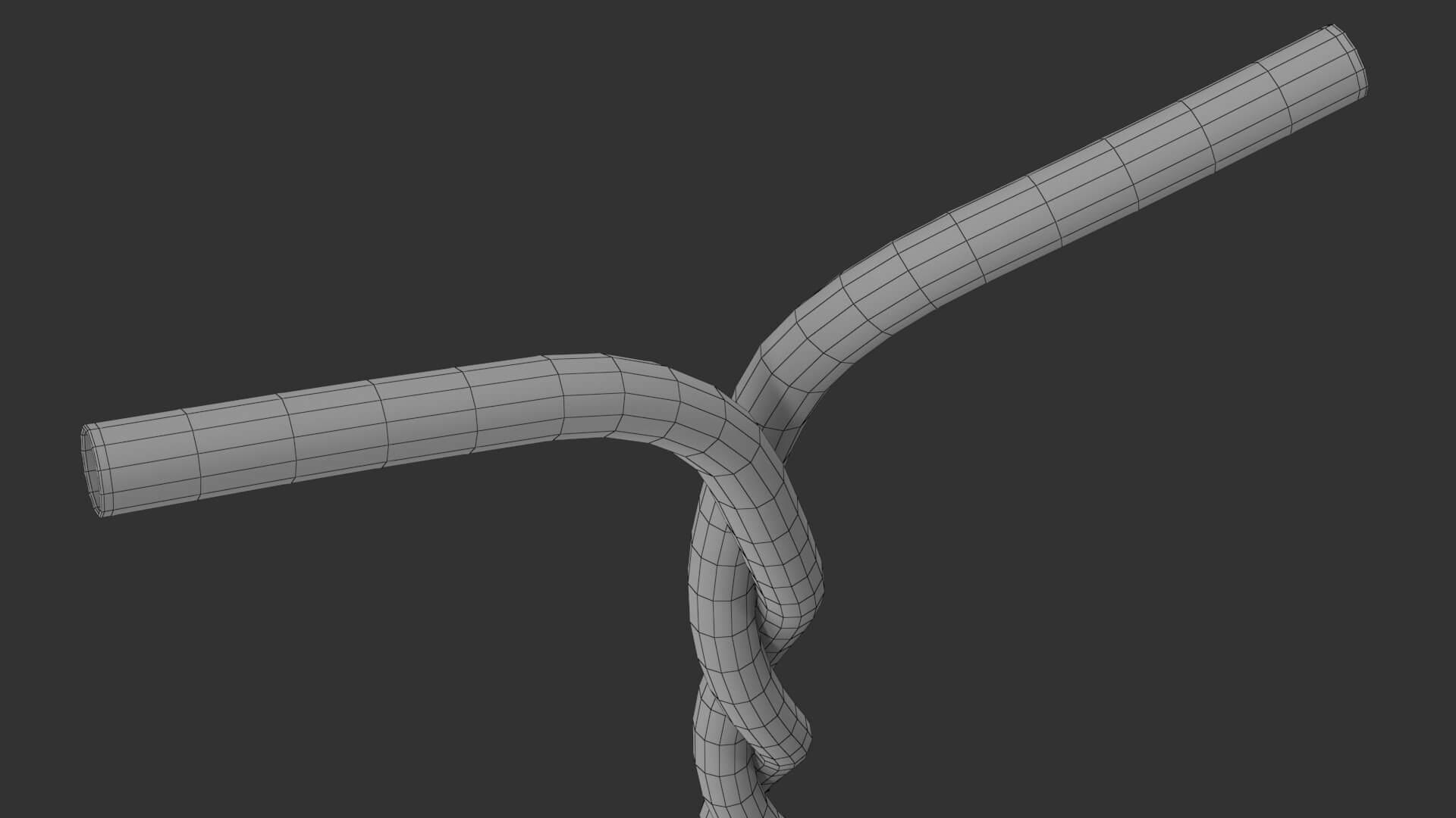 Y Shape Plastic Drinking Straw - 3D Model by Krakken