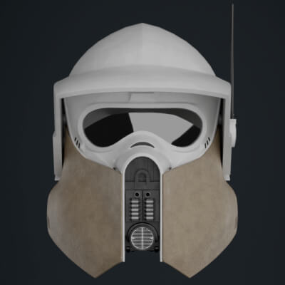 ARF Clone Trooper Helmet - 3D Model by Kralyks