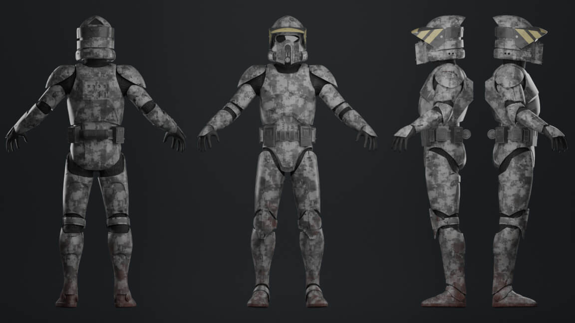 ARF Clone Trooper - 3D Model by Kralyks
