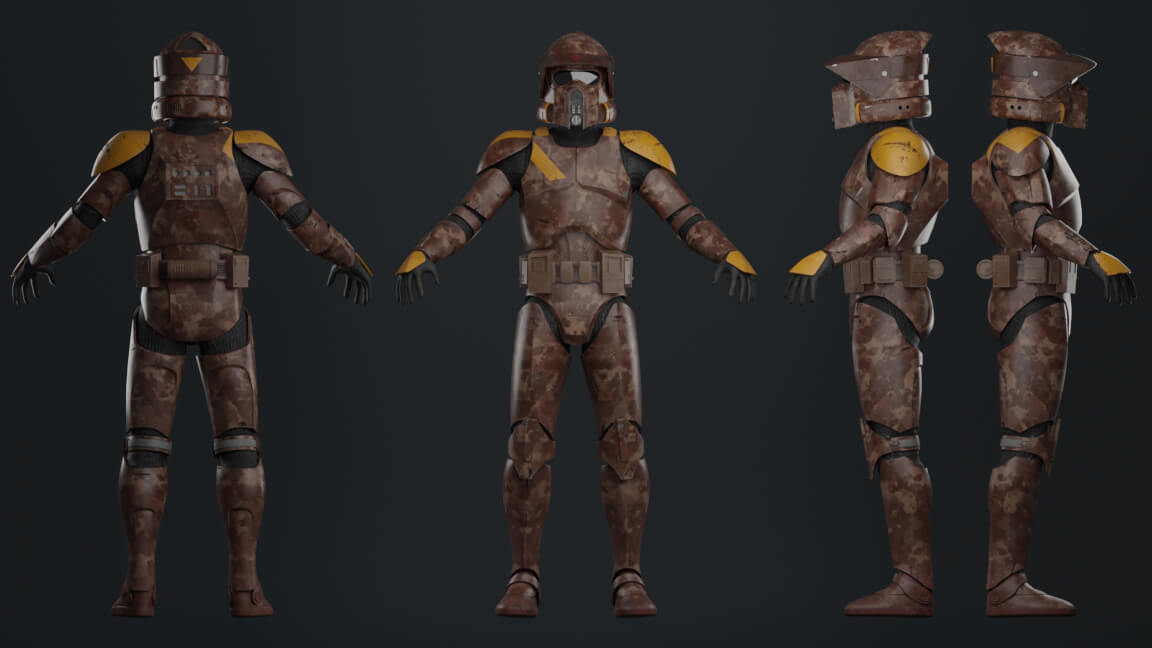 ARF Clone Trooper - 3D Model by Kralyks