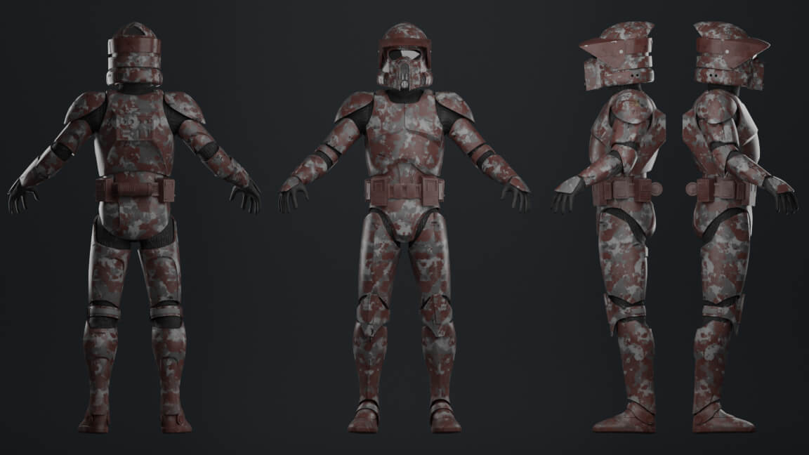 ARF Clone Trooper - 3D Model by Kralyks