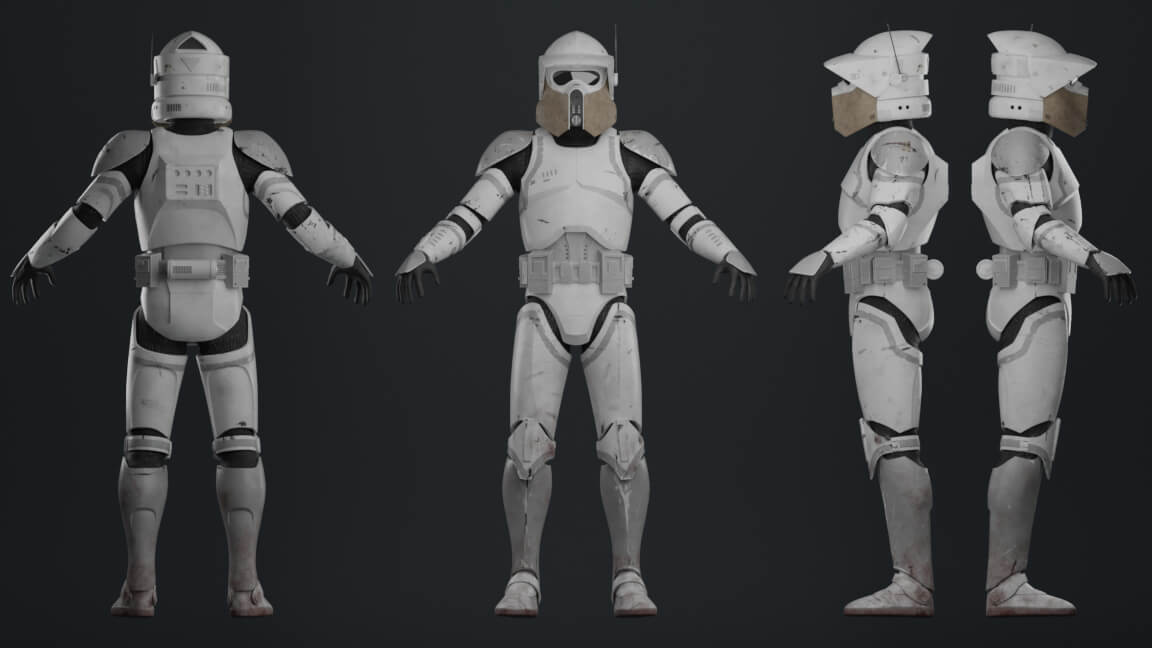 ARF Clone Trooper - 3D Model by Kralyks