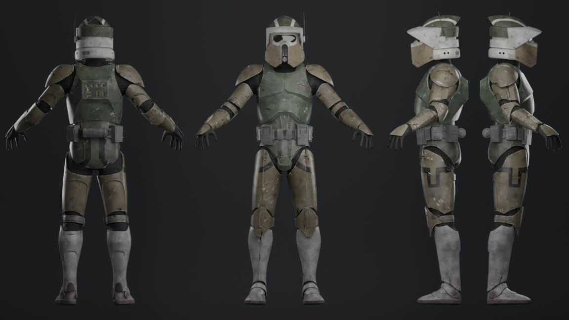 ARF Clone Trooper - 3D Model by Kralyks