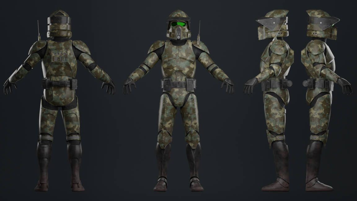 ARF Clone Trooper - 3D Model by Kralyks