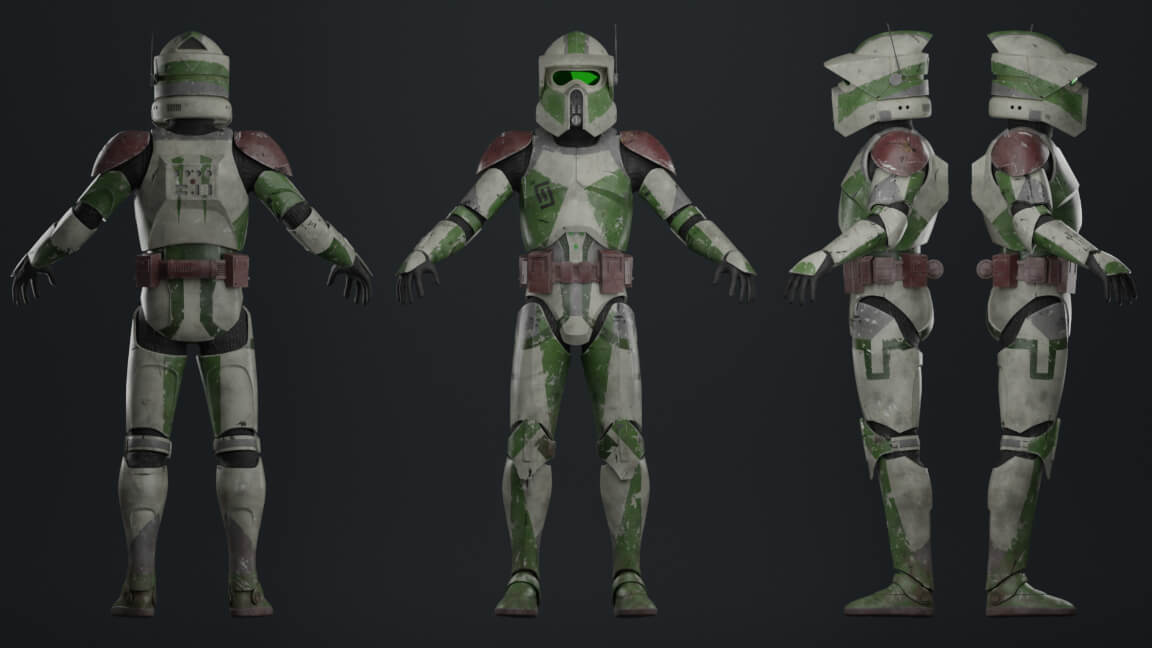 ARF Clone Trooper - 3D Model by Kralyks