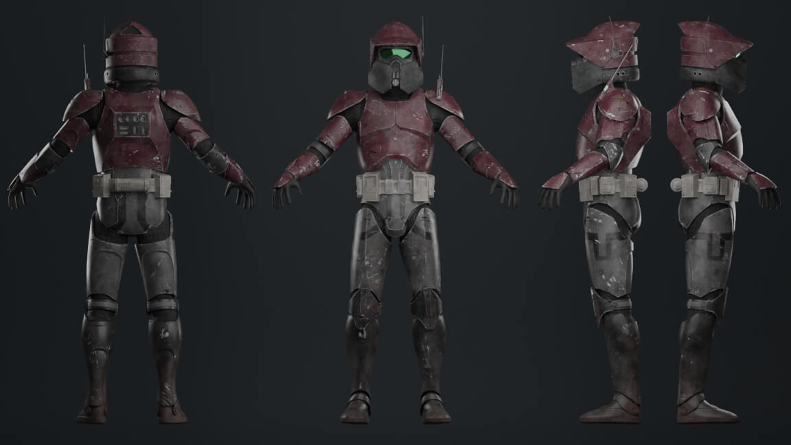 ARF Clone Trooper - 3D Model by Kralyks