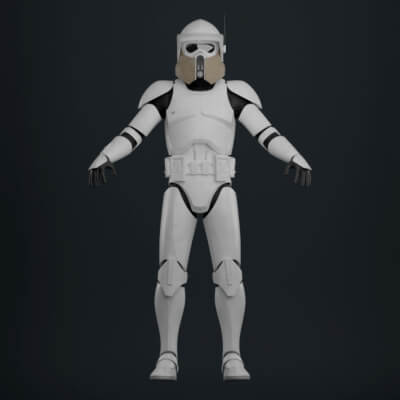 ARF Clone Trooper - 3D Model by Kralyks