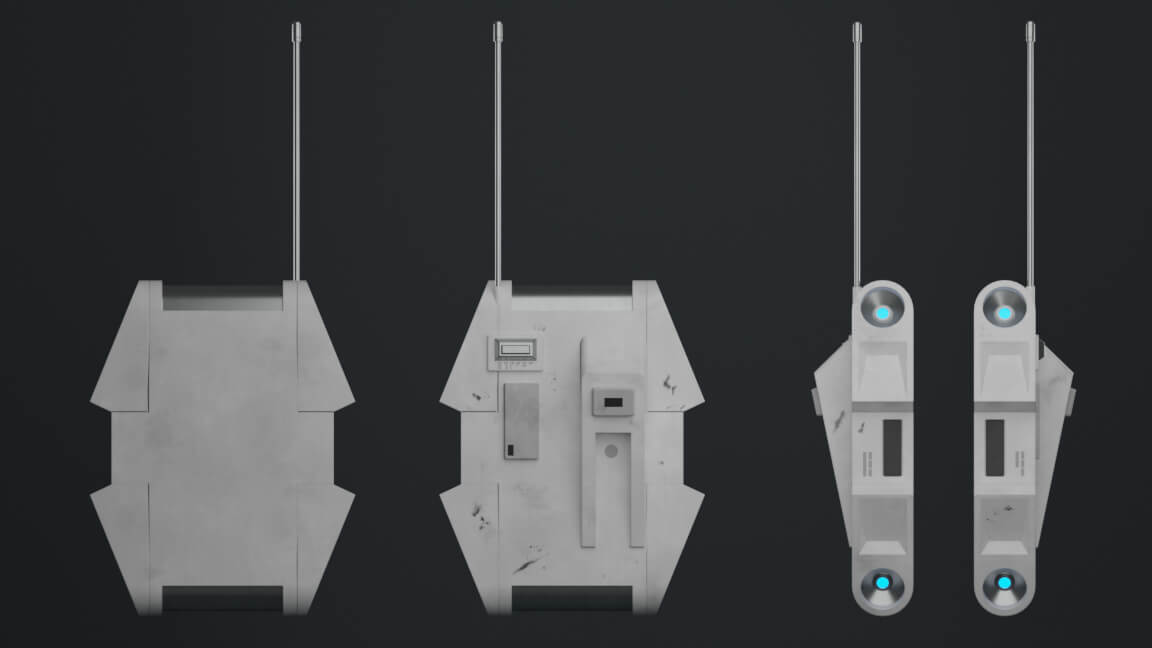 Clone Trooper Comms Technician/Snowtrooper Backpack - 3D Model by Kralyks