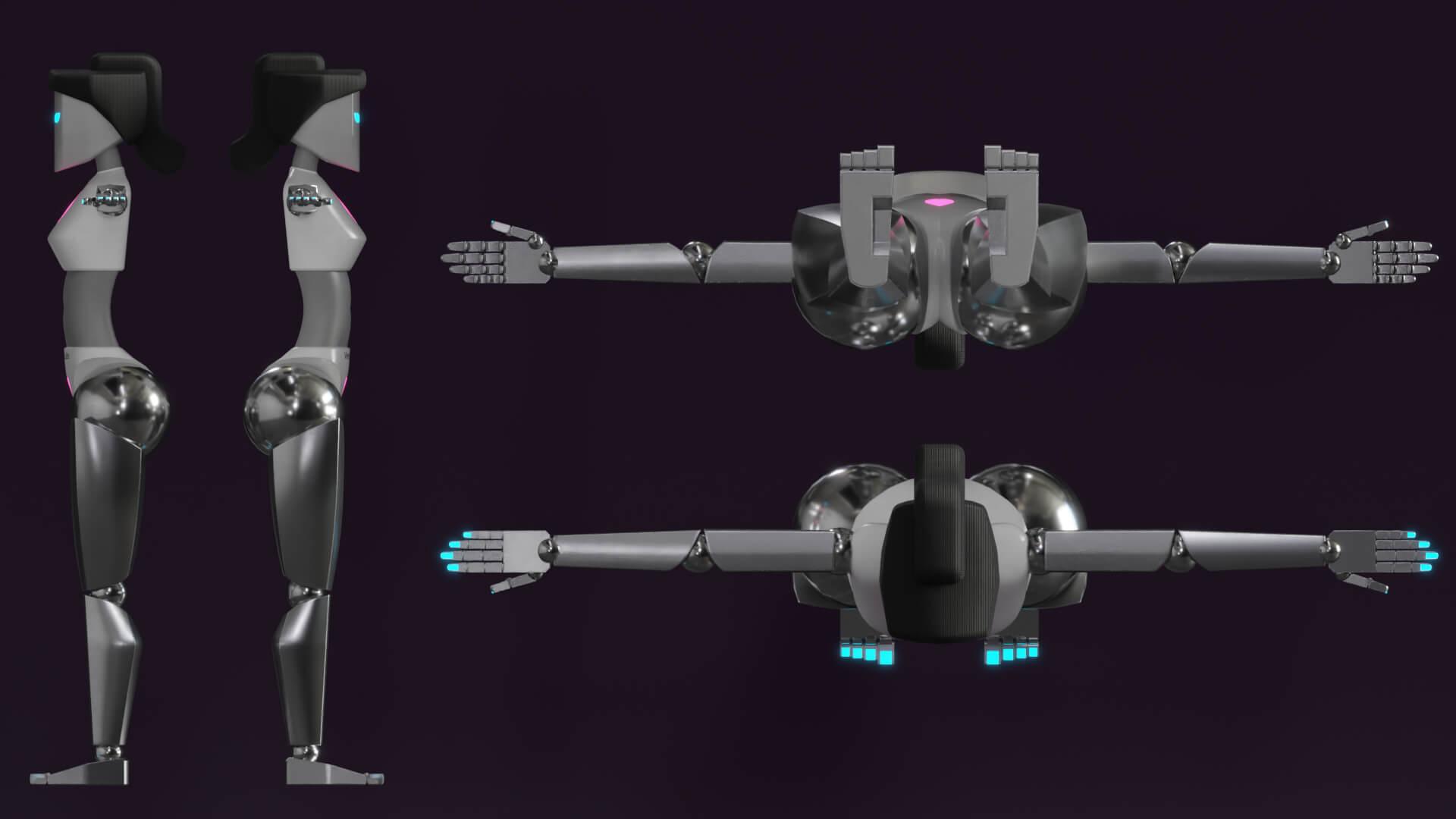 Modular Assistance Robot - 1 Alpha (MAR-1A) 3D Model by Kralyks