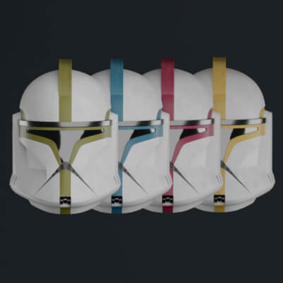 Phase I AOTC Clone Trooper Helmet Pack by Kralyks