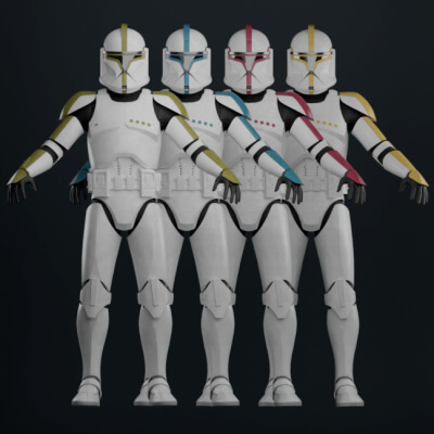 Phase I AOTC Clone Trooper Pack by Kralyks