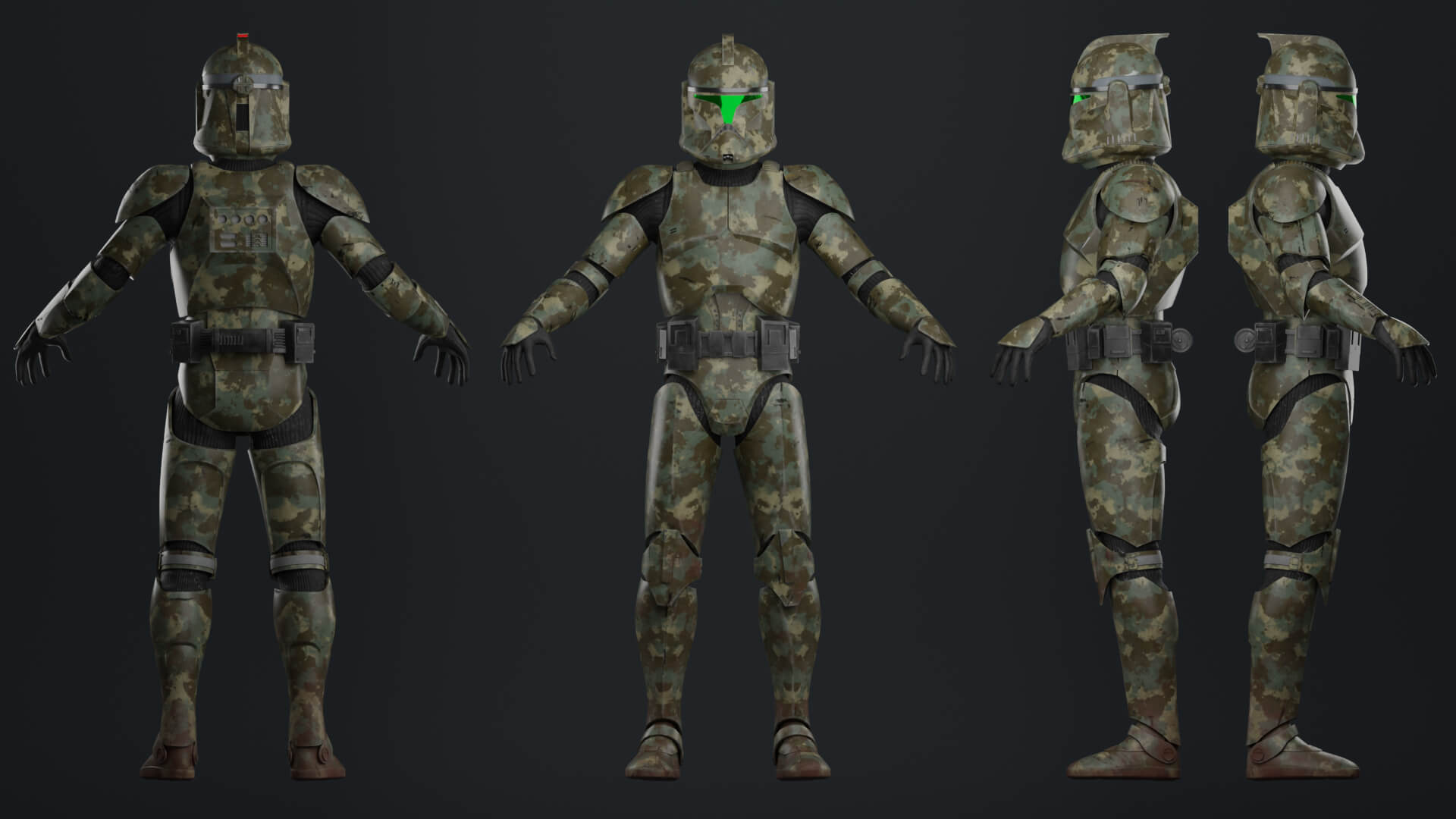 Phase I Clone Trooper Camo Pack by Kralyks